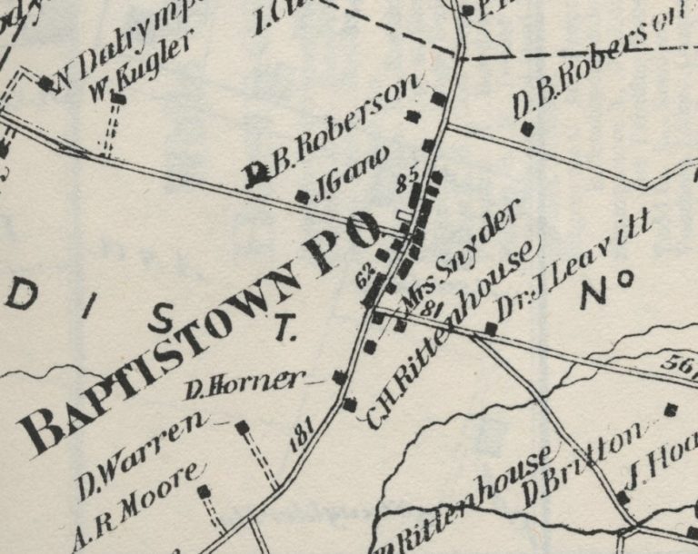 Baptistown, part one – GOODSPEED HISTORIES